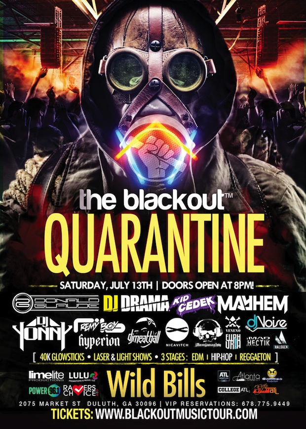 Blackout Music Tour Hits Atlanta Saturday! | RaverRafting